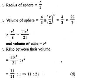 RD Sharma Class 9 Solutions Chapter 21 Surface Areas and Volume of a ...