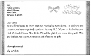 Invitation and Replies Class 12 Format, Examples – NCERT MCQ