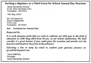 Invitation and Replies Class 12 Format, Examples – NCERT MCQ