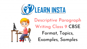 Descriptive Paragraph Writing Class 9 CBSE Format, Topics, Examples ...