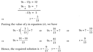 Pair of Linear Equations in Two Variables Class 10 Extra Questions ...