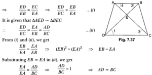Triangles Class 10 Extra Questions Maths Chapter 6 with Solutions ...