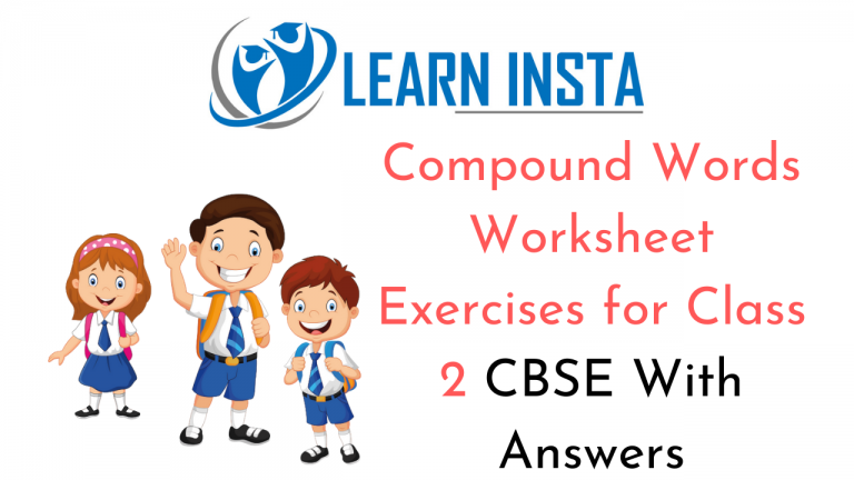 Compound Words Worksheet Exercises For Class 2 Examples With Answers 