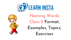 Naming Words Worksheet Exercises for Class 2 Examples with Answers CBSE ...