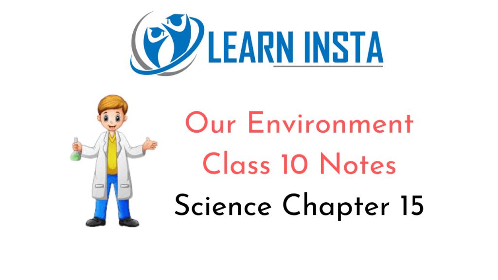 Our Environment Class 10 Notes Science Chapter 15 NCERT MCQ our-environment-class-10-notes-science-chapter-15-ncert-mcq