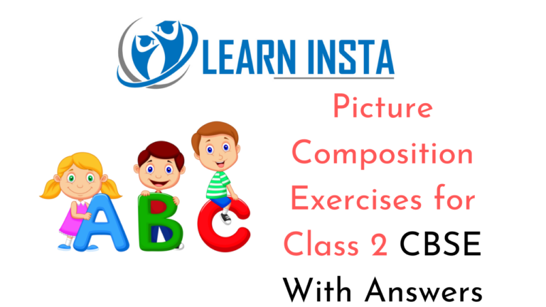 Online Education Picture Composition Worksheet Exercises for Class 2 ...