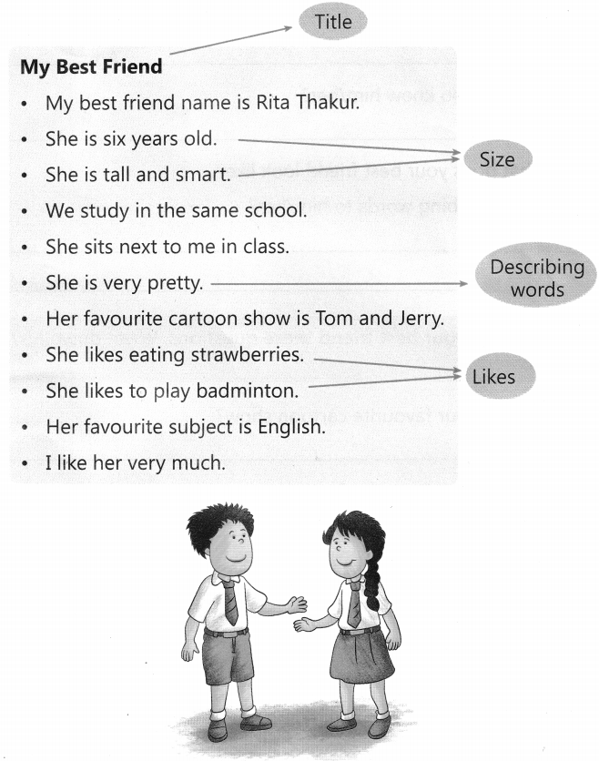 Online Education Picture Composition Worksheet Exercises For Class 2 