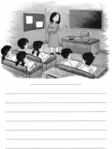 Online Education Picture Composition Worksheet Exercises for Class 2 ...