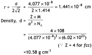 The Solid State Class 12 Important Extra Questions Chemistry Chapter 1 ...