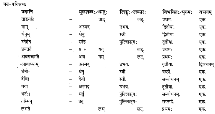 गोदोहनम् Summary Notes Class 9 Sanskrit Chapter 3 – NCERT MCQ