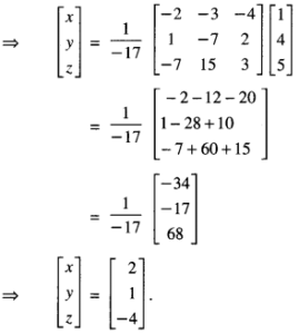 Determinants Class 12 Important Extra Questions Maths Chapter 4 – NCERT MCQ