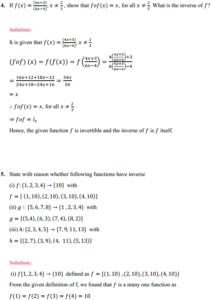 NCERT Solutions for Class 12 Maths Chapter 1 Relations and Functions Ex ...