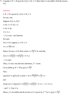 NCERT Solutions for Class 12 Maths Chapter 1 Relations and Functions Ex ...