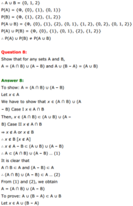 NCERT Solutions for Class 11 Maths Chapter 1 Sets Miscellaneous ...