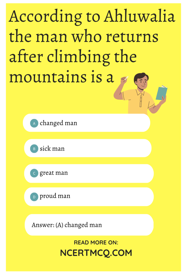 The Summit Within Class 8 MCQ Questions with Answers English Chapter 5 ...