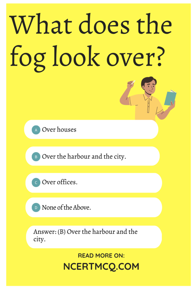 Fog Class 10 MCQ Questions with Answers English Poem 9 – NCERT MCQ