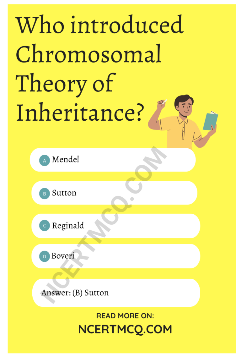 Principles of Inheritance and Variation Class 12 MCQ Online Test With ...
