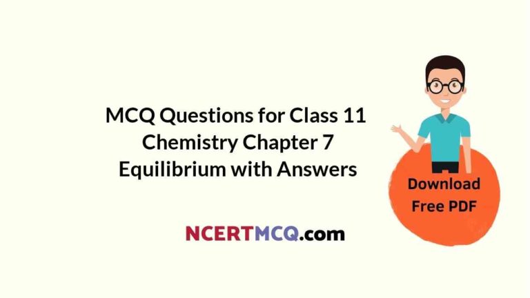 Equilibrium Class 11 MCQ Online Test With Answers Questions – NCERT MCQ