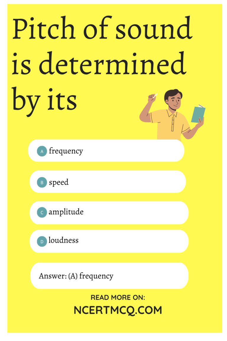 Sound Class 8 MCQ Online Test With Answers Questions – NCERT MCQ