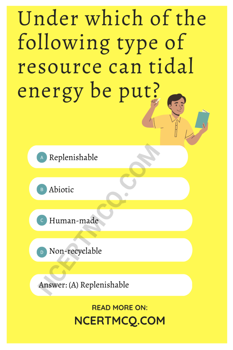 Resource and Development Class 10 MCQ Online Test With Answers ...