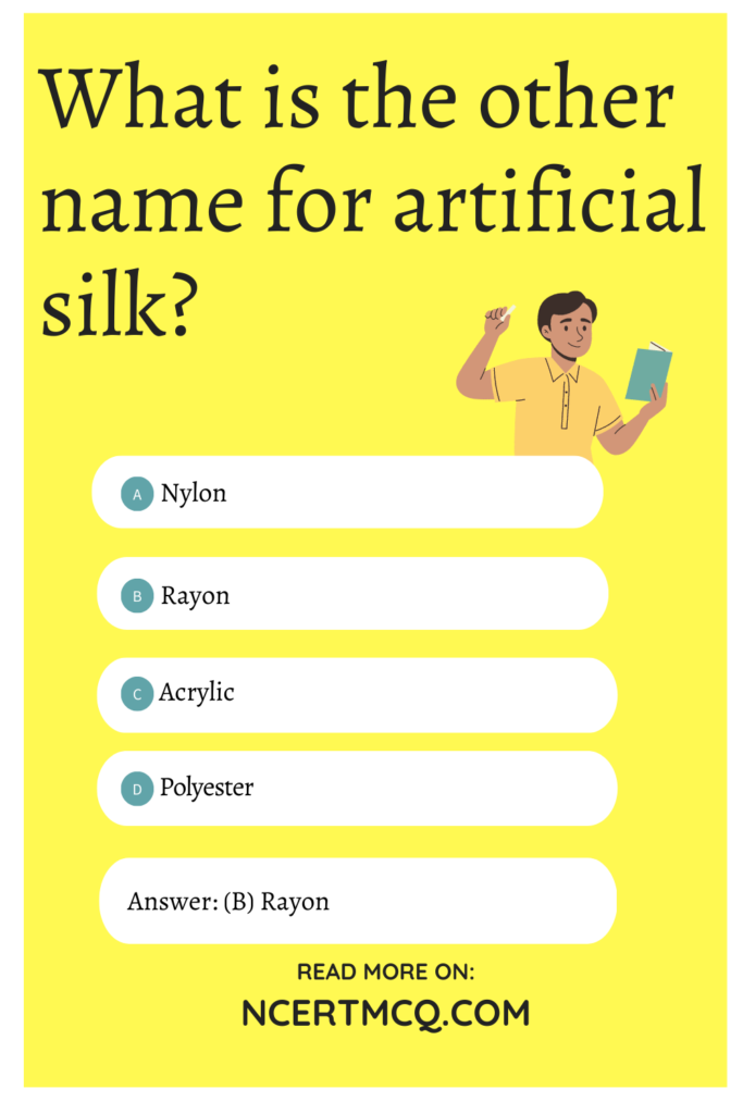 MCQ Questions For Class 8 Science Chapter 3 Synthetic Fibres And mcq-questions-for-class-8-science-chapter-3-synthetic-fibres-and