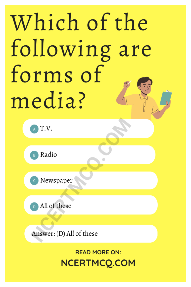 Understanding Media Class 7 MCQ Online Test With Answers Questions ...
