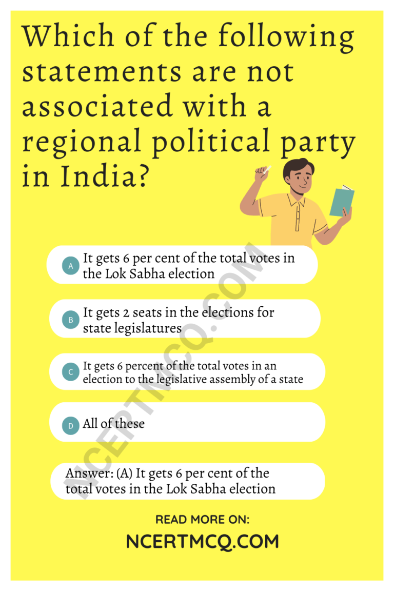 Political Parties Class 10 MCQ Online Test With Answers Questions ...