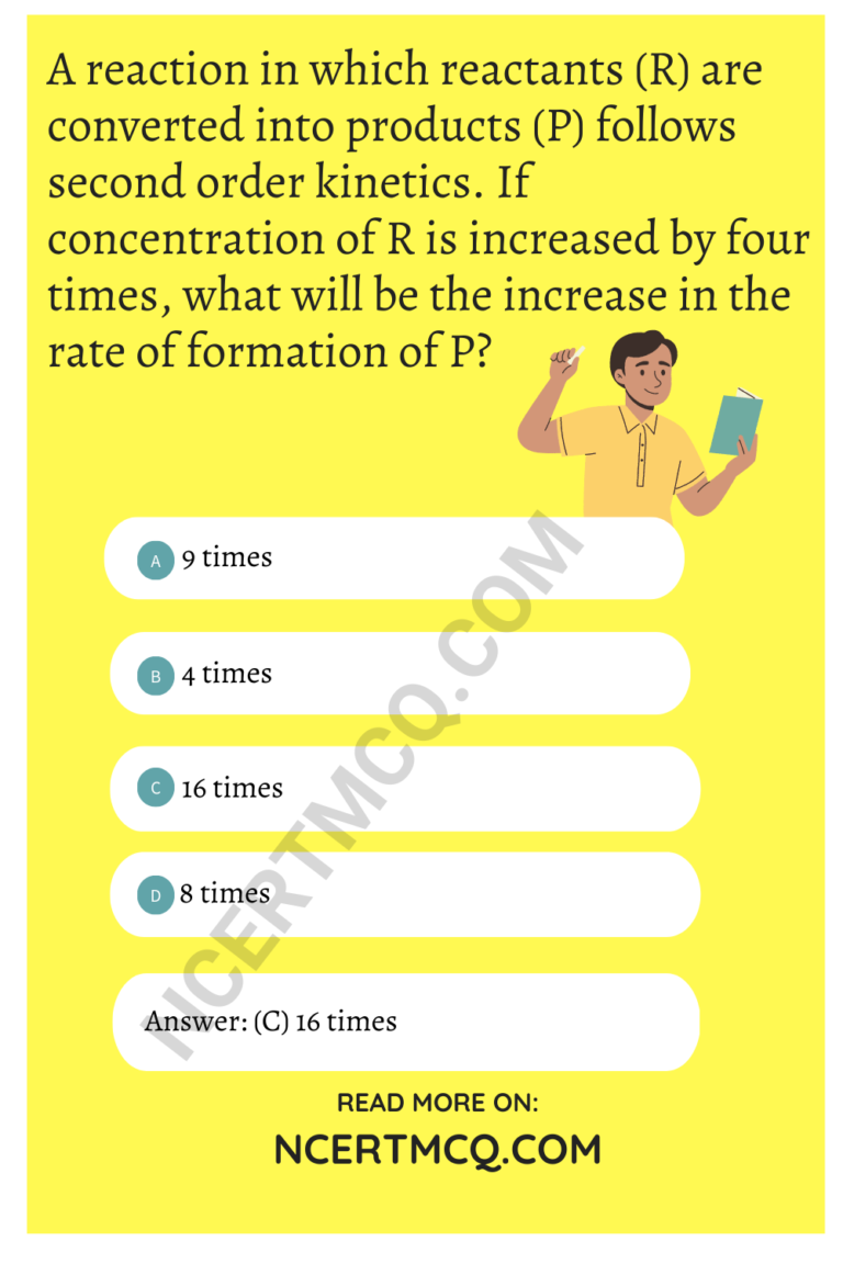 Chemical Kinetics Class 12 MCQ Online Test With Answers Questions ...