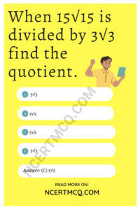 MCQ Questions for Class 9 Maths Chapter 1 Number Systems with Answers ...